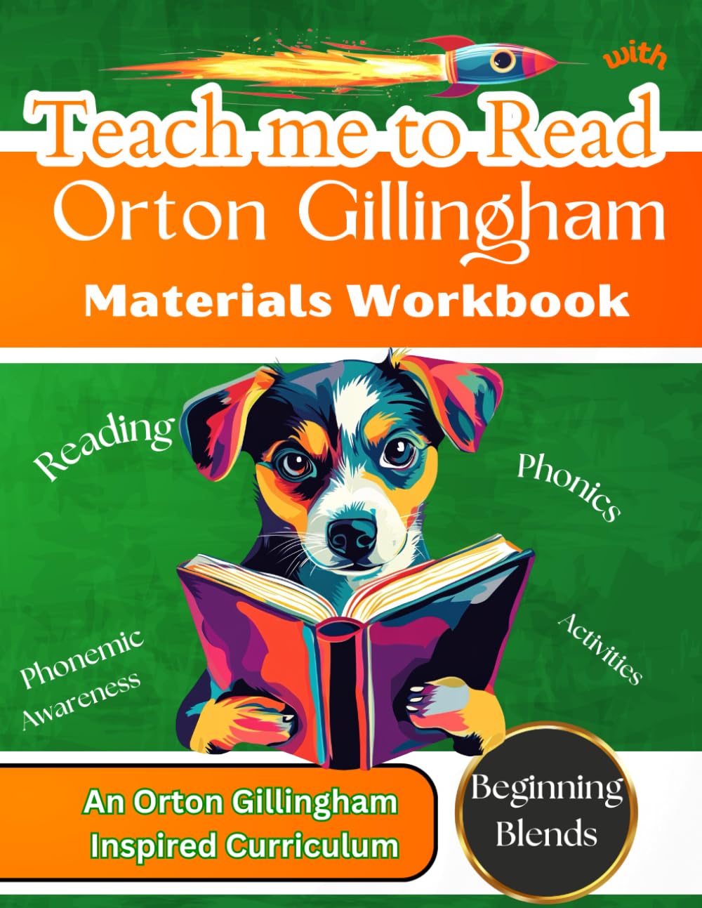 Orton Gillingham Workbook Beginning Blends Phonics | Classroom Companions