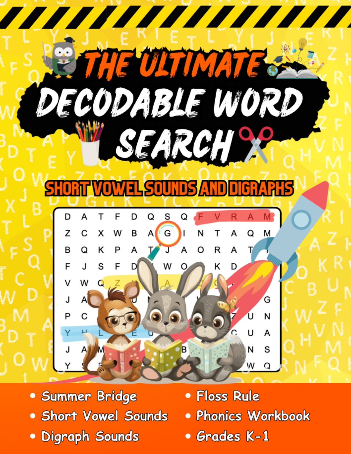 Short Vowel Word Search Workbook | classroom companions