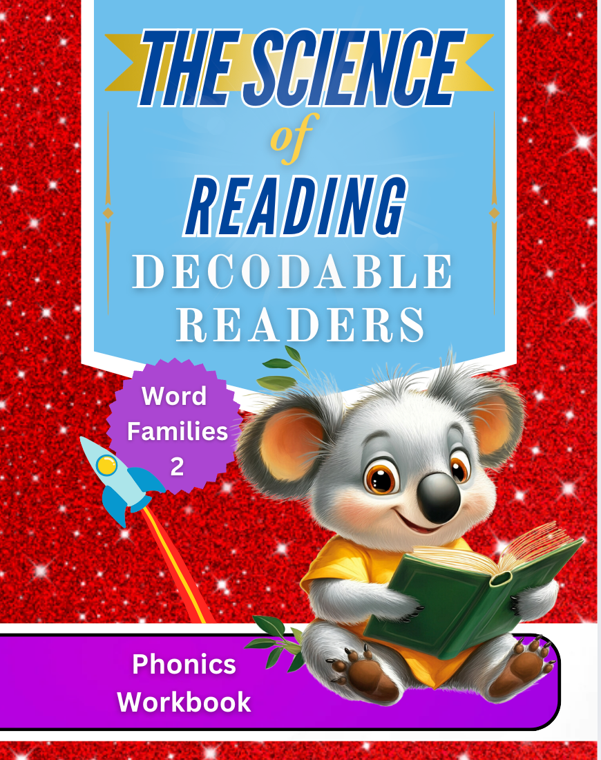 The Science of Reading Decodable Readers: Word Families 2 Phonics Work ...
