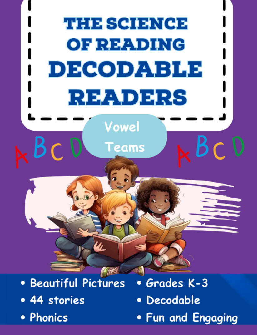 Vowel Teams Decodable Reading Books For Literacy | Classroom Companions