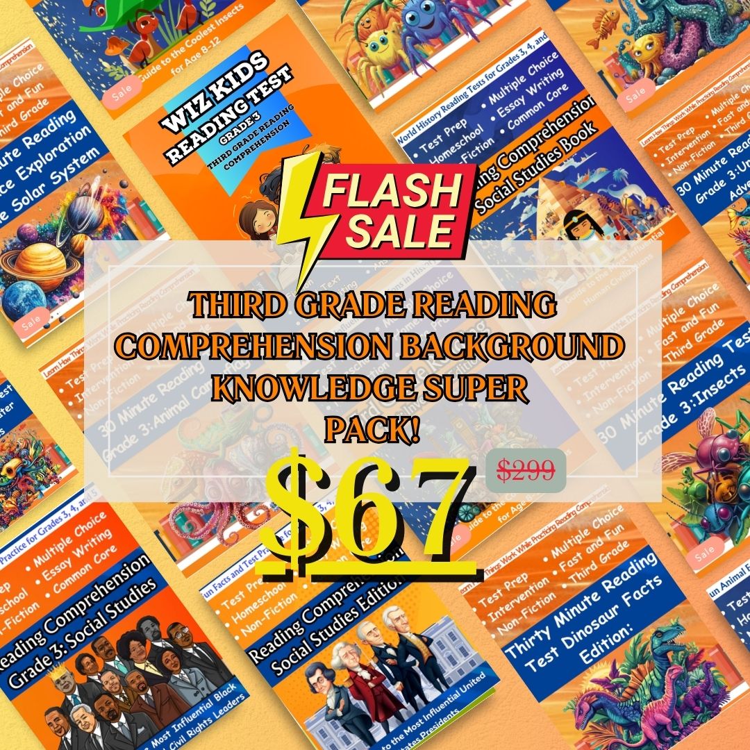 Grade 3 Reading Comprehension Background Knowledge Super Pack ...